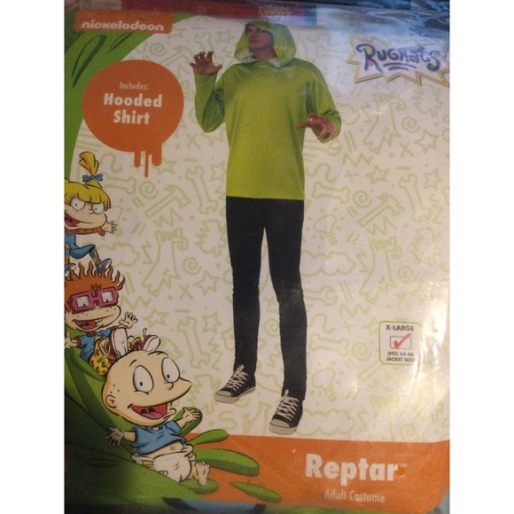 Rubie's | Shirts | Nickelodeon Rugrats Reptar Mens Halloween Costume ...